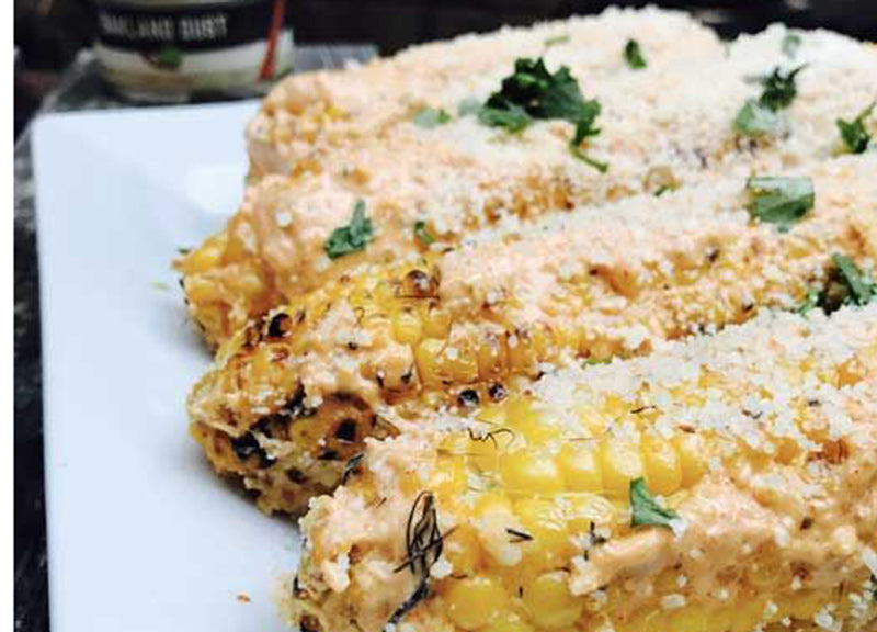 Cheesy Grilled Corn